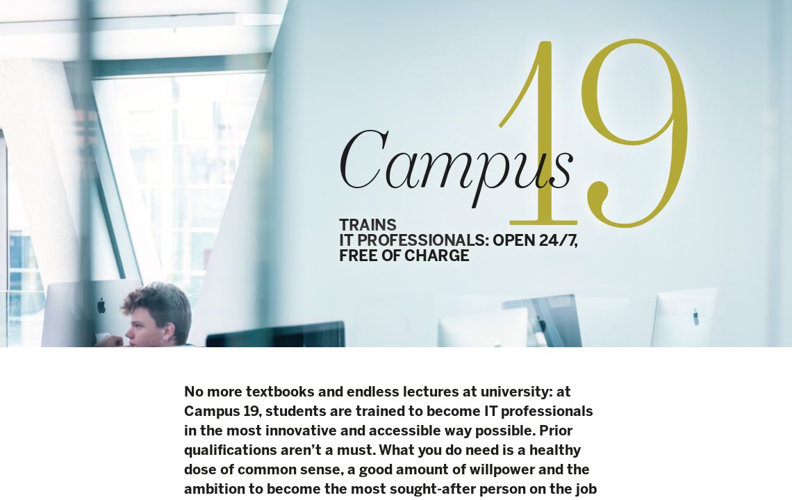 Campus 19 - DPG Media Annual Report 2022